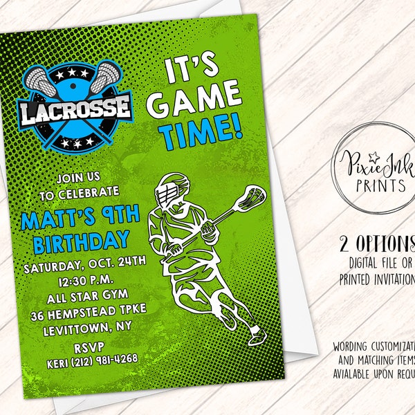 Lacrosse Party - Etsy