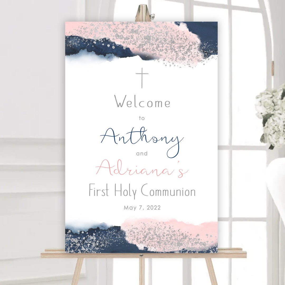 Communion Welcome Sign Poster Digital File ONLY - Etsy