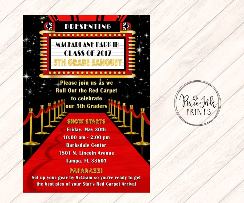 Red Carpet Theatre Marquee Invitation Movie Reel Invitation | Etsy Red Carpet Theatre Marquee Invitation Movie Reel Invitation | Etsy