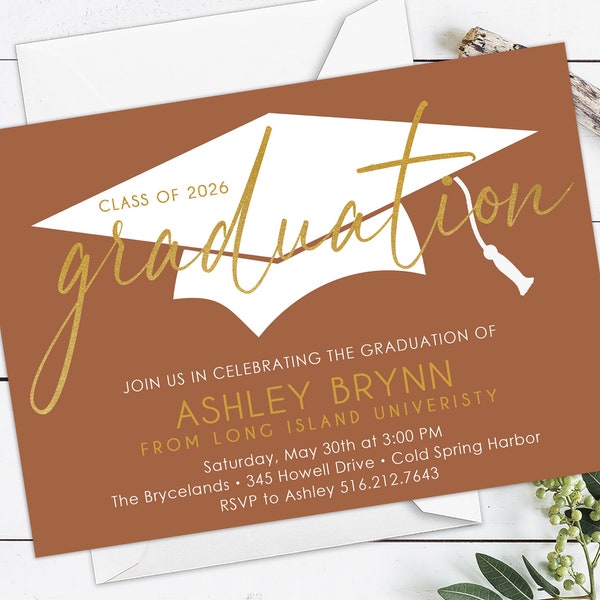 High School Graduation Invitations - Etsy