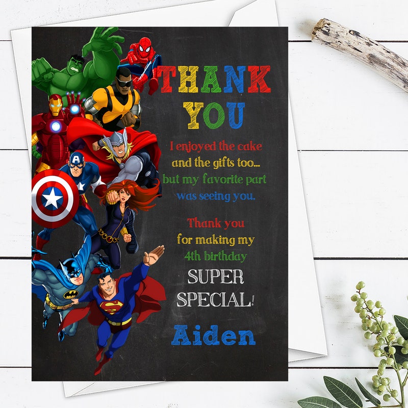 Superhero Cards - Etsy