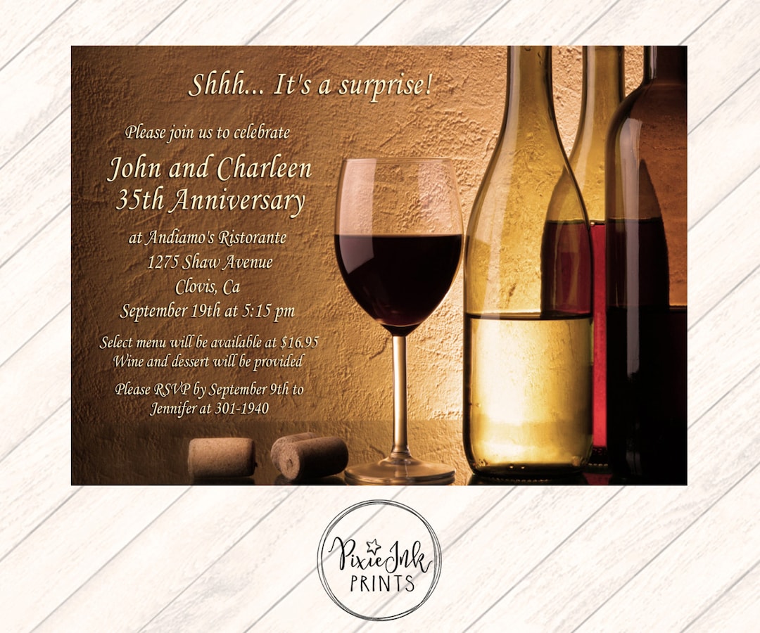 Wine Invitation, Wine Party, Vineyard Invitation, Cocktail Party ...