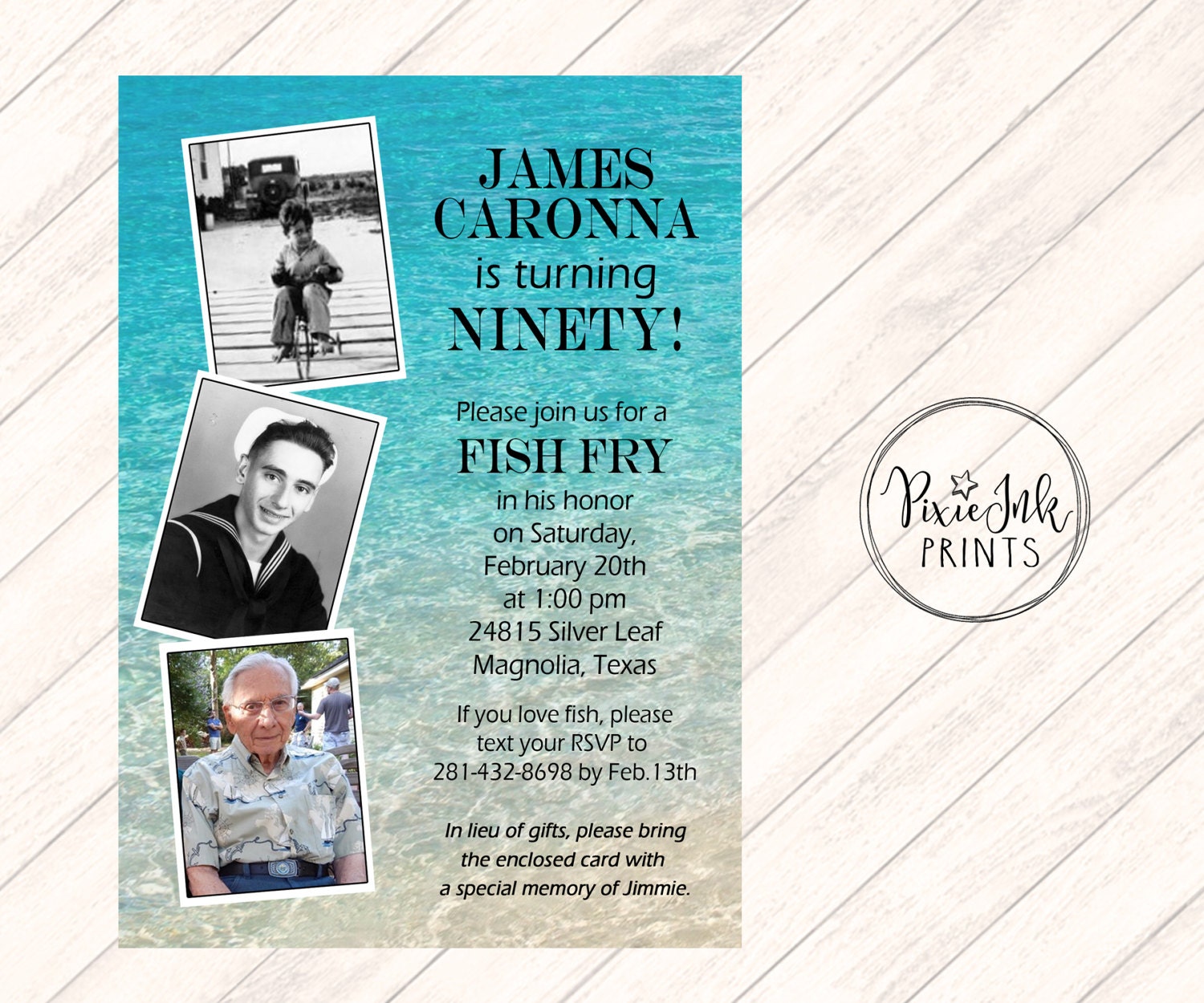 Birthday Invitations With Photos, Picture Invitation, Photo Birthday ...