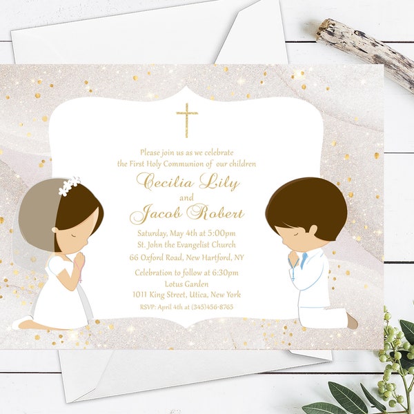 Communion Invitation - Etsy