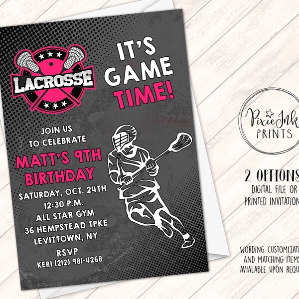 Lacrosse Party - Etsy