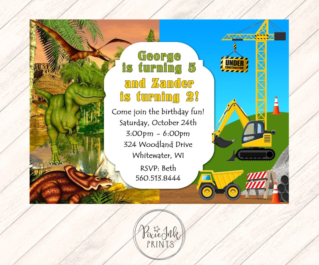 Split Invitation Twins Birthday Invitation Split Birthday - Etsy