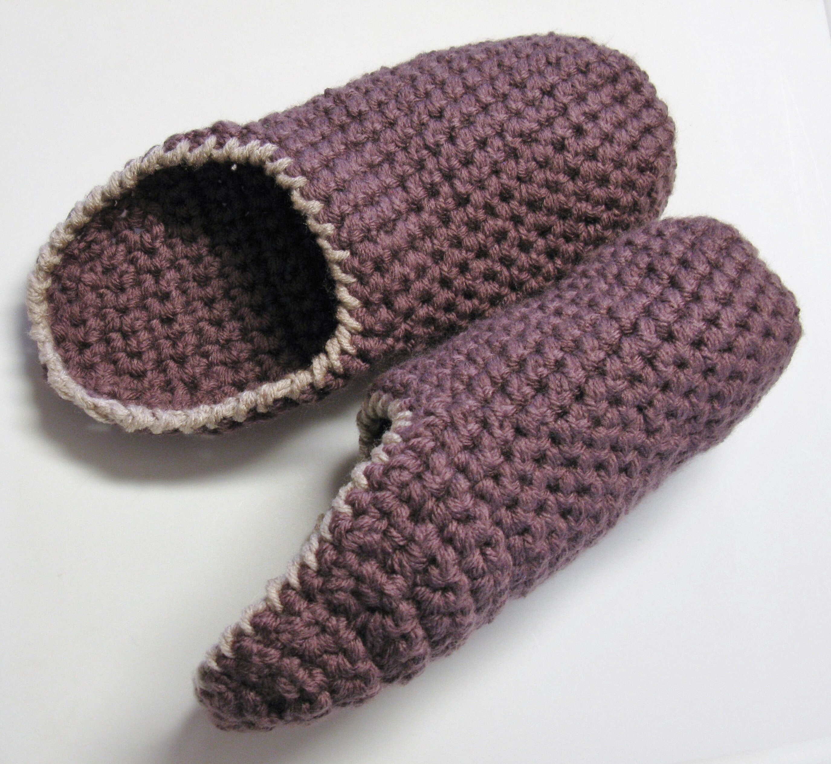 Patron CROCHET Mules pour hommes, explications français anglais, patron ...