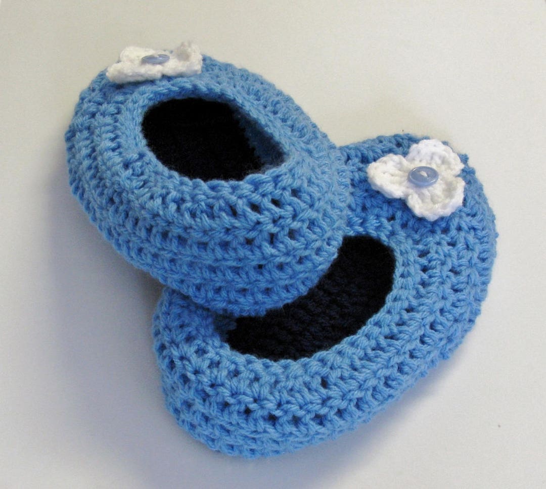 Crochet PATTERN Women's Ballet Slippers, Easy Pattern, English French ...