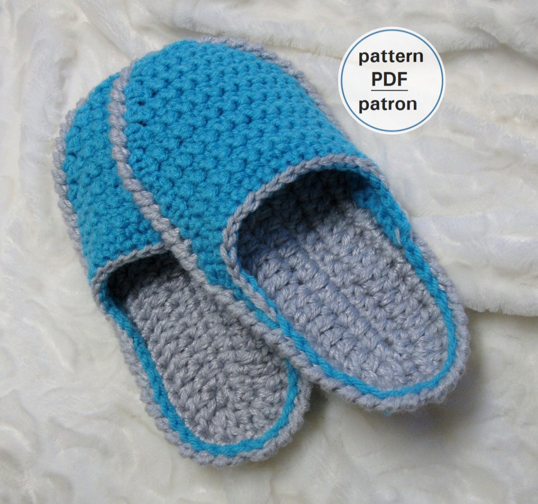 Crochet Mule Slipper Pattern: Women's Clog Slippers (PDF #64) - Etsy