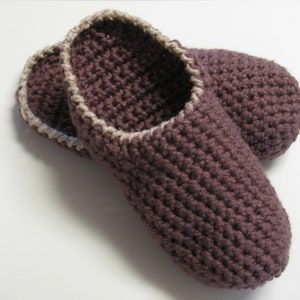 Crochet Men's Mule Slippers Pattern: Easy Clog Design (PDF #34) - Etsy