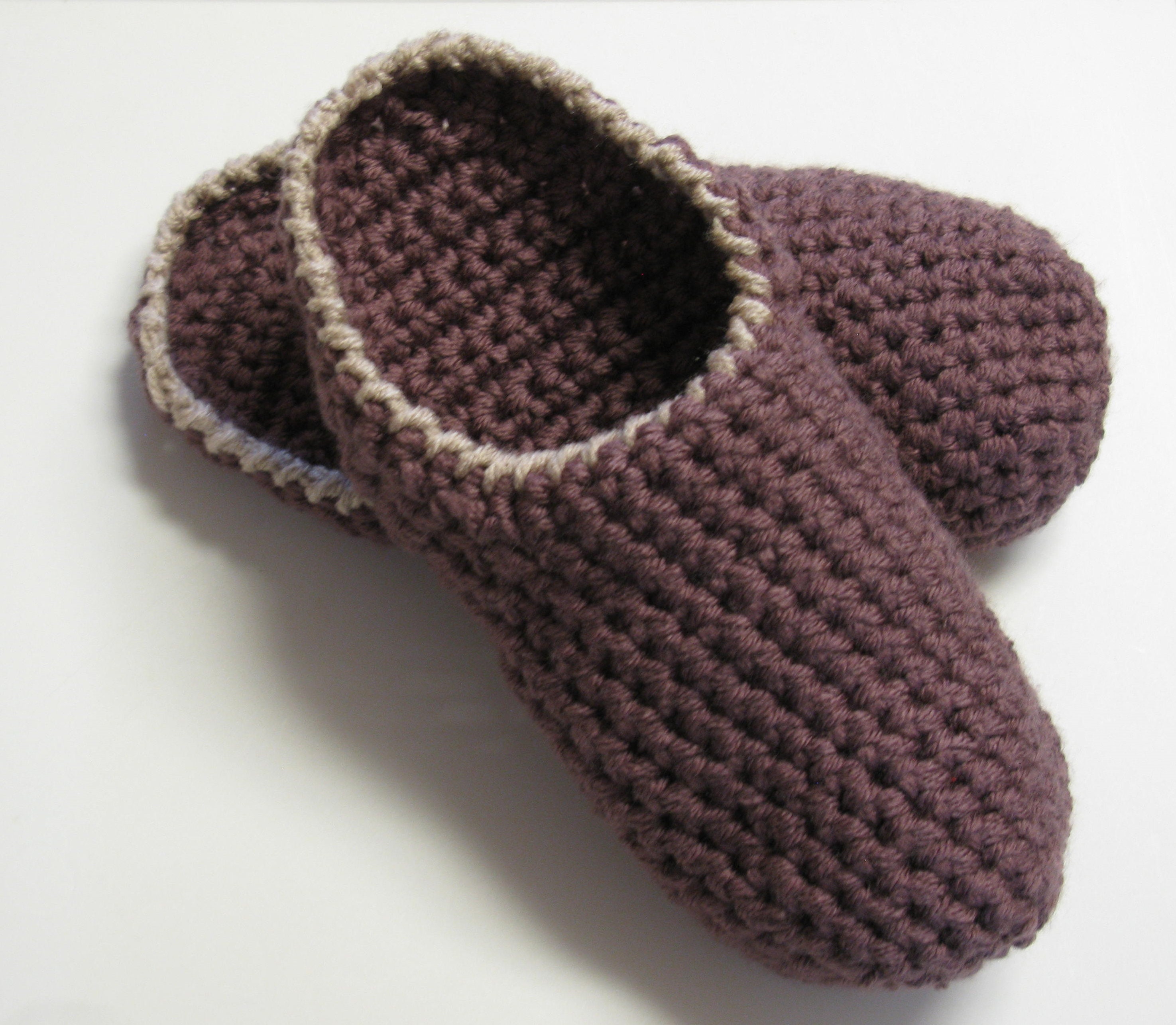 Crochet Men's Mule Slippers Pattern: Easy Clog Design (PDF #34) - Etsy