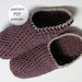 Crochet Men's Mule Slippers Pattern: Easy Clog Design (PDF #34) - Etsy