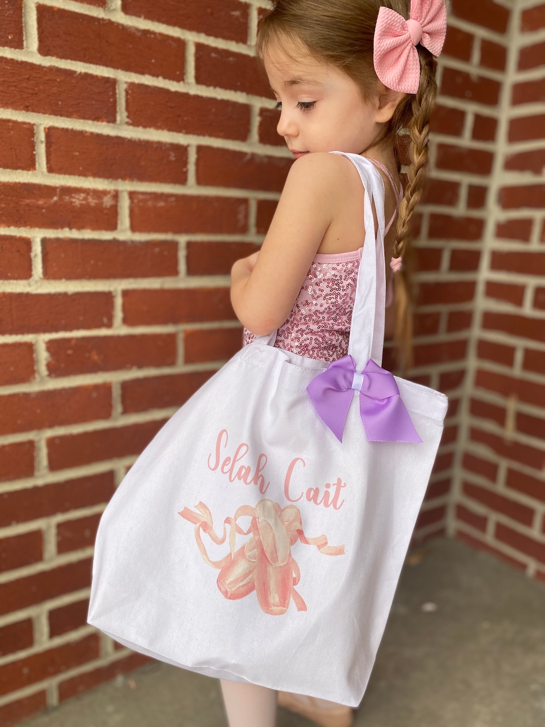 Ballet Bag/personalized Ballet Bag/dance Bag/book Bag/girl Preschool ...
