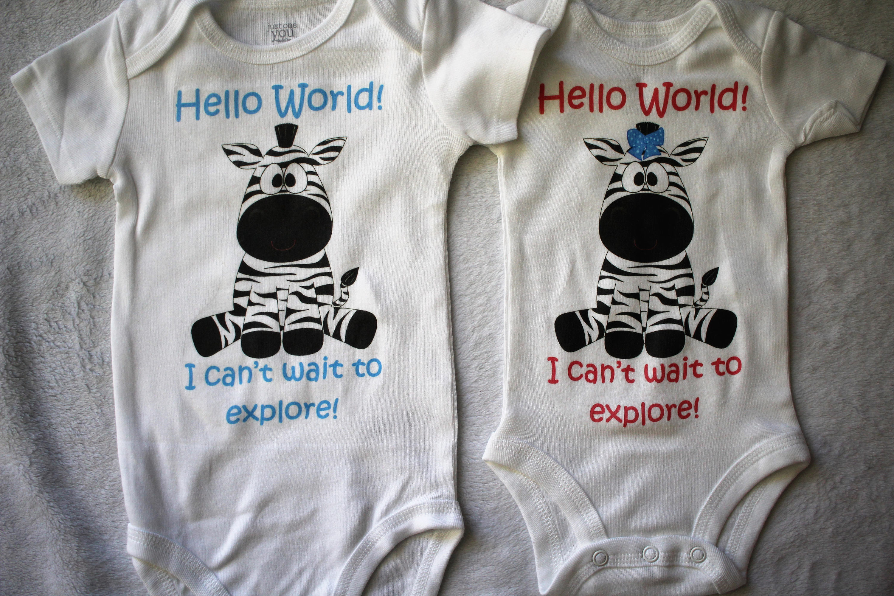 Hello World Baby Outfit/hello World I Can't Wait to - Etsy