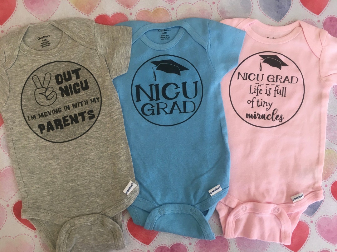 NICU Grad Bodysuit: "peace Out Nicu" Baby Outfit - Etsy