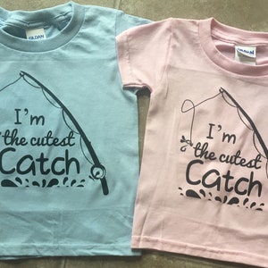 I'm the Cutest Catch Tees/cutest Catch Shirts/fishing Shirts/kids ...
