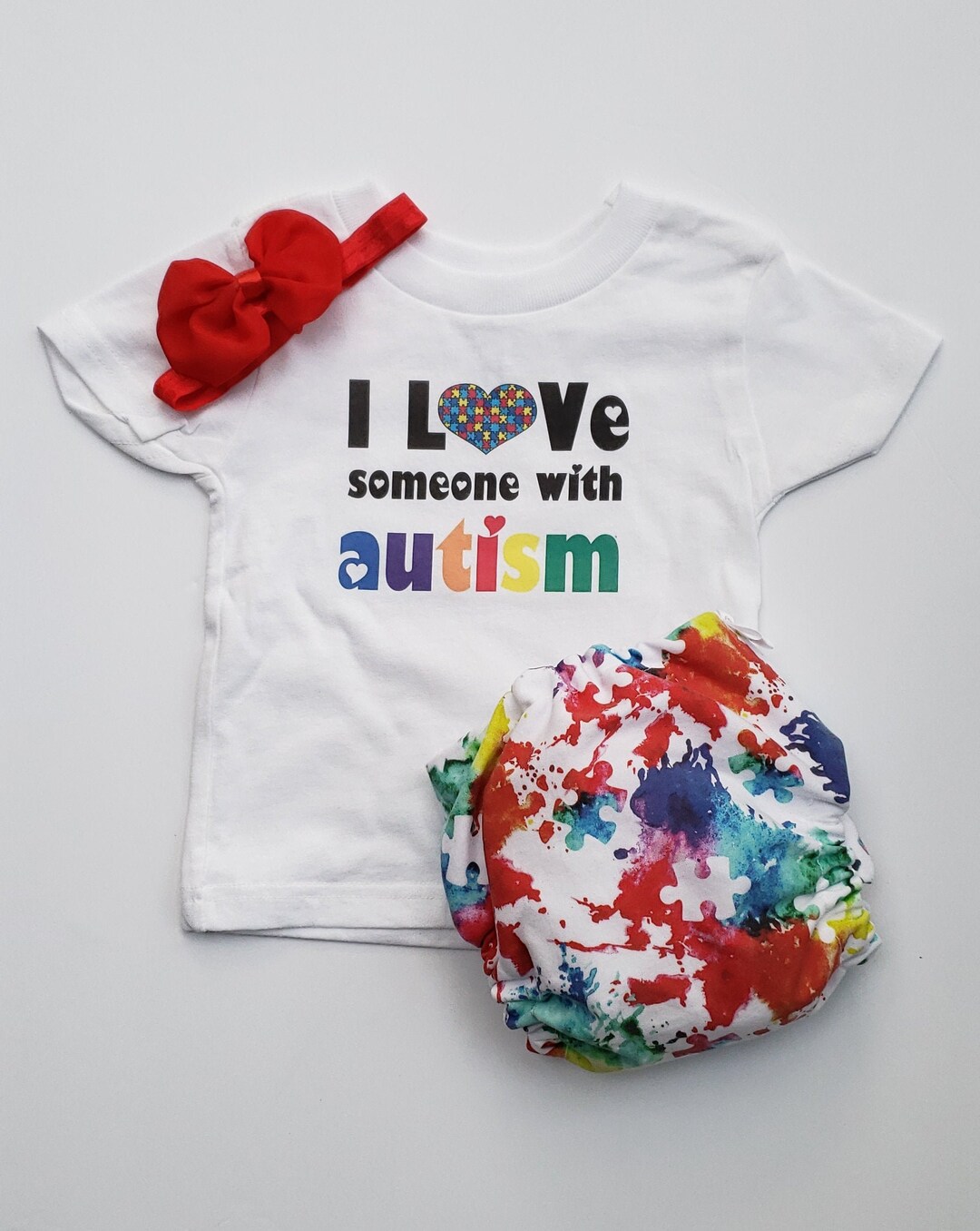 Autism Awareness Shirt: I Love Someone With Autism Outfit - Etsy