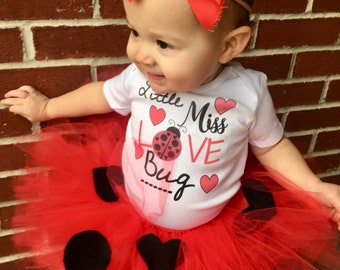 Love Bug, Valentines Day Baby Outfit, Baby Shower Gift, Be Mine, Gender ...