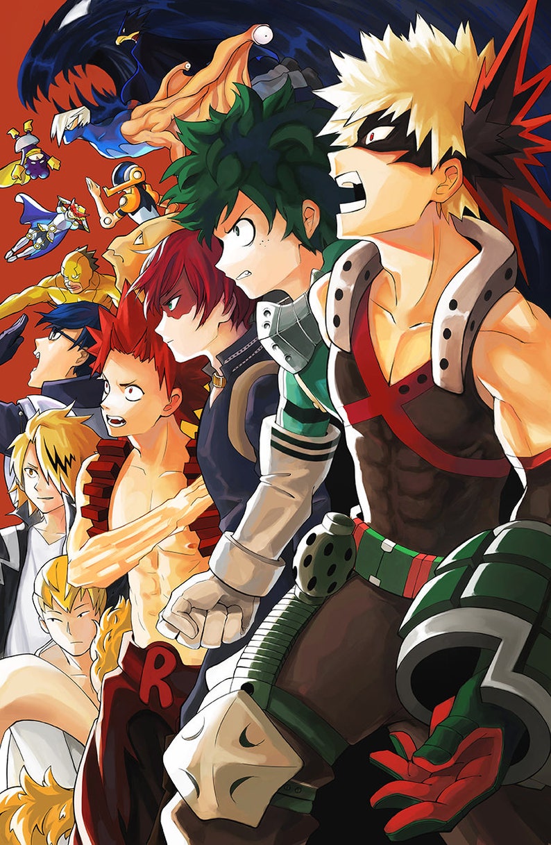 My hero academia class 1a - acetonaughty