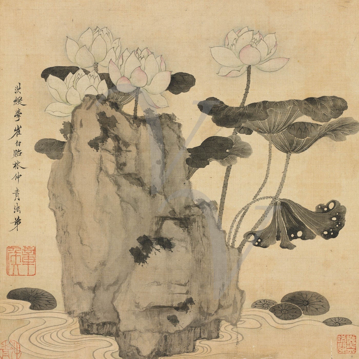 Ming Dynasty Painting Flower