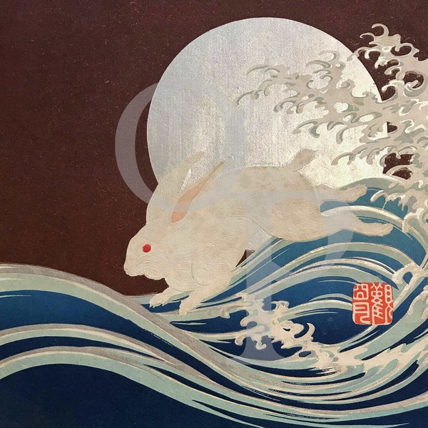 Japanese Rabbit - Etsy