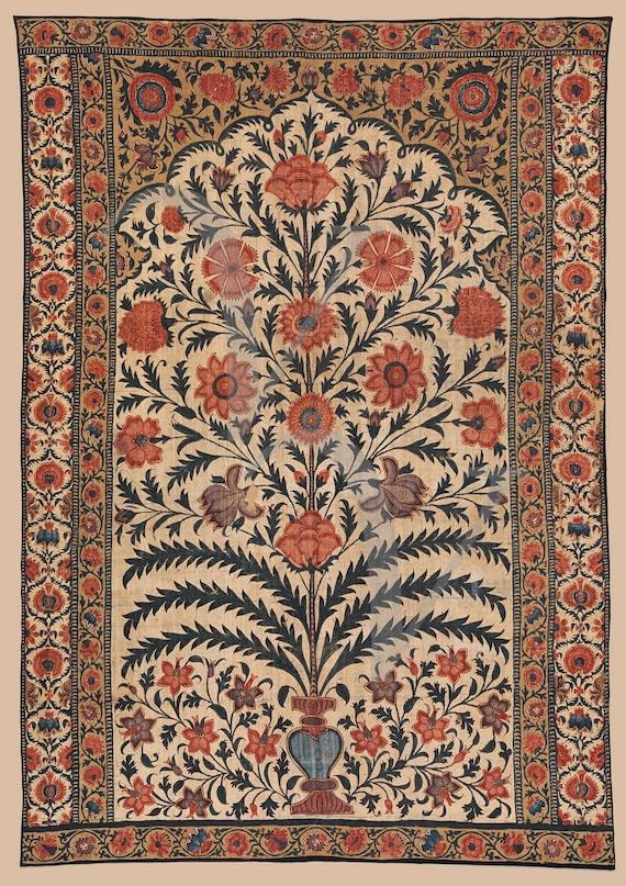 Indian Art Patterns Flowers