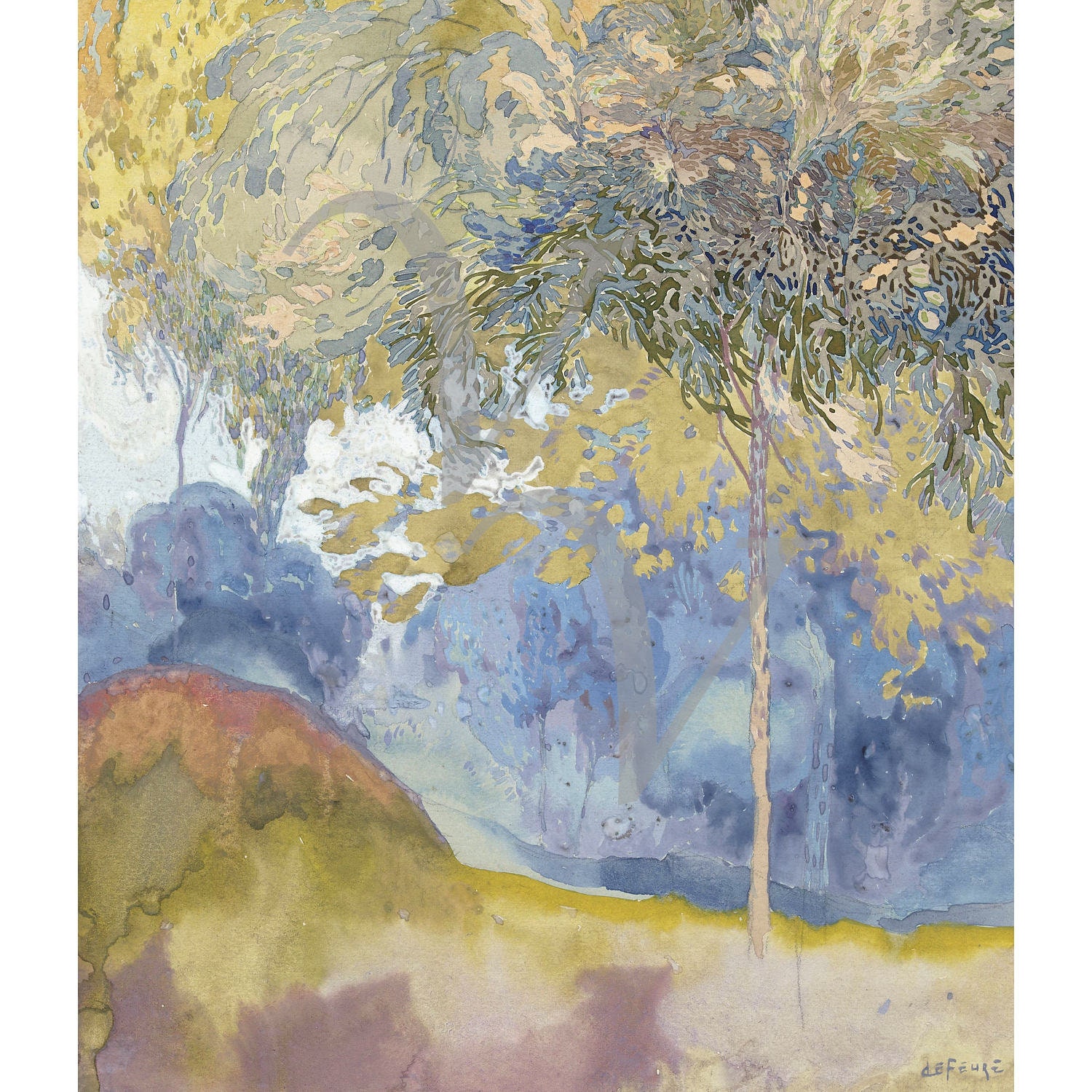 Art Nouveau Landscape Paintings