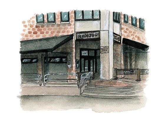 Florida State University Bar Madison Social Print / FSU Bar | Etsy