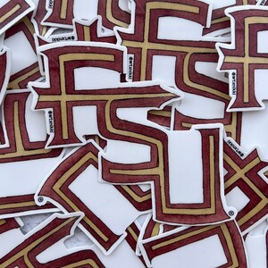 Florida State University fsu Logo Sticker / FSU - Etsy