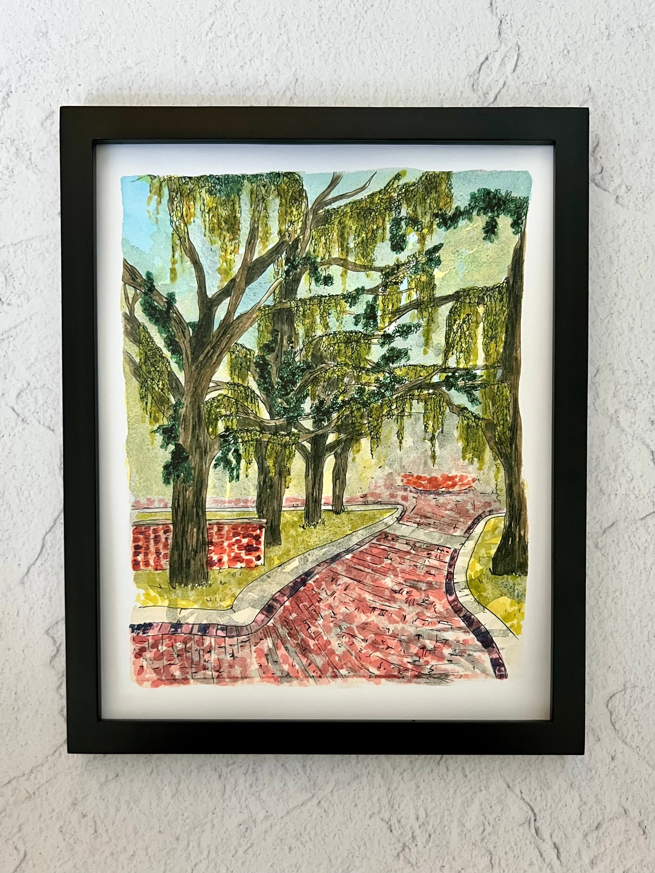 Florida State University Legacy Walk / FSU Art Print / Florida - Etsy