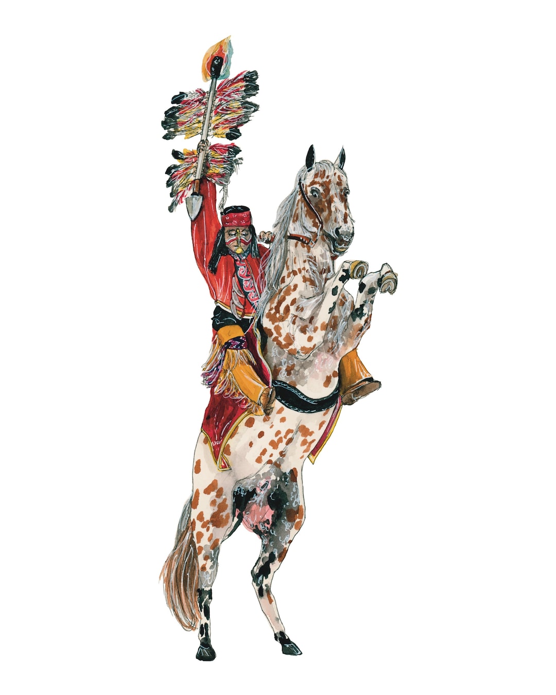 Florida State University Osceola and Renegade Print / FSU Art Print ...