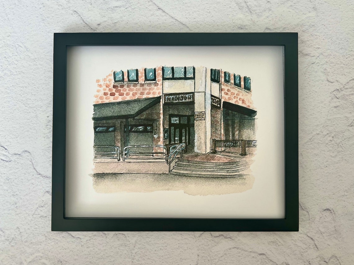 Florida State University Bar Madison Social Print / FSU Bar - Etsy