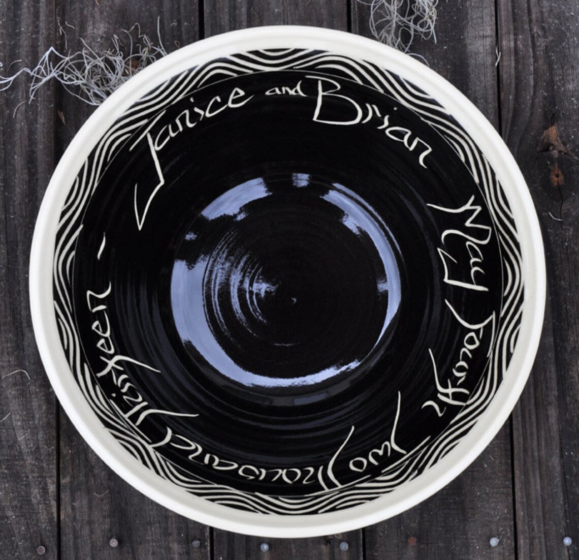 Custom Wedding Bowl Wave - Etsy