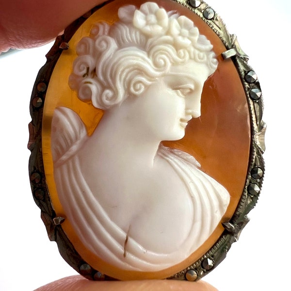 Shell Cameo - Etsy