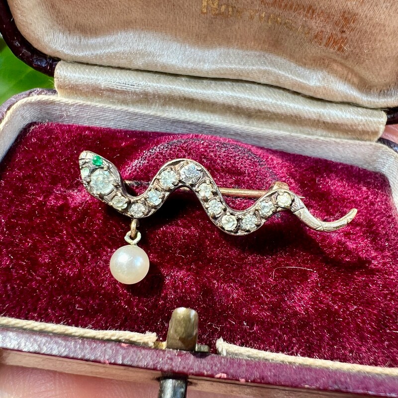 Snake Brooch - Etsy