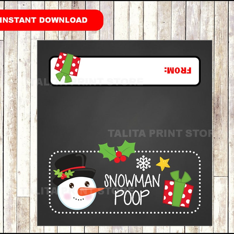 Snowman Poop Bag Topper - Etsy