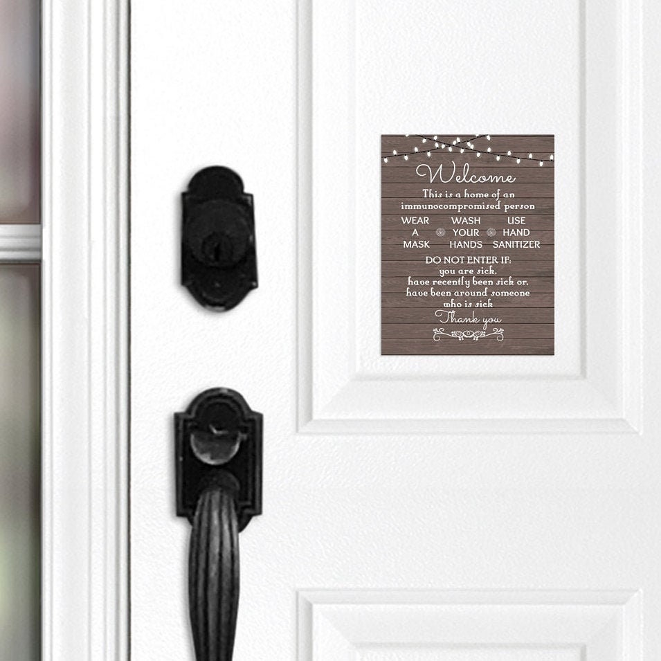 Cancer Patient Mask Sign - Etsy