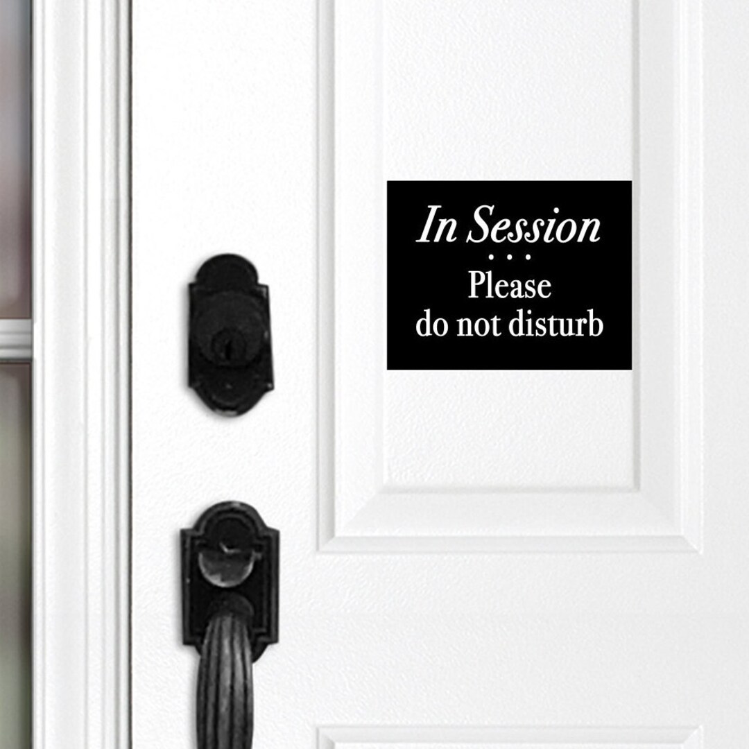 In Session Door Magnet, Please Do Not Disturb, Door Sign, Massage in ...
