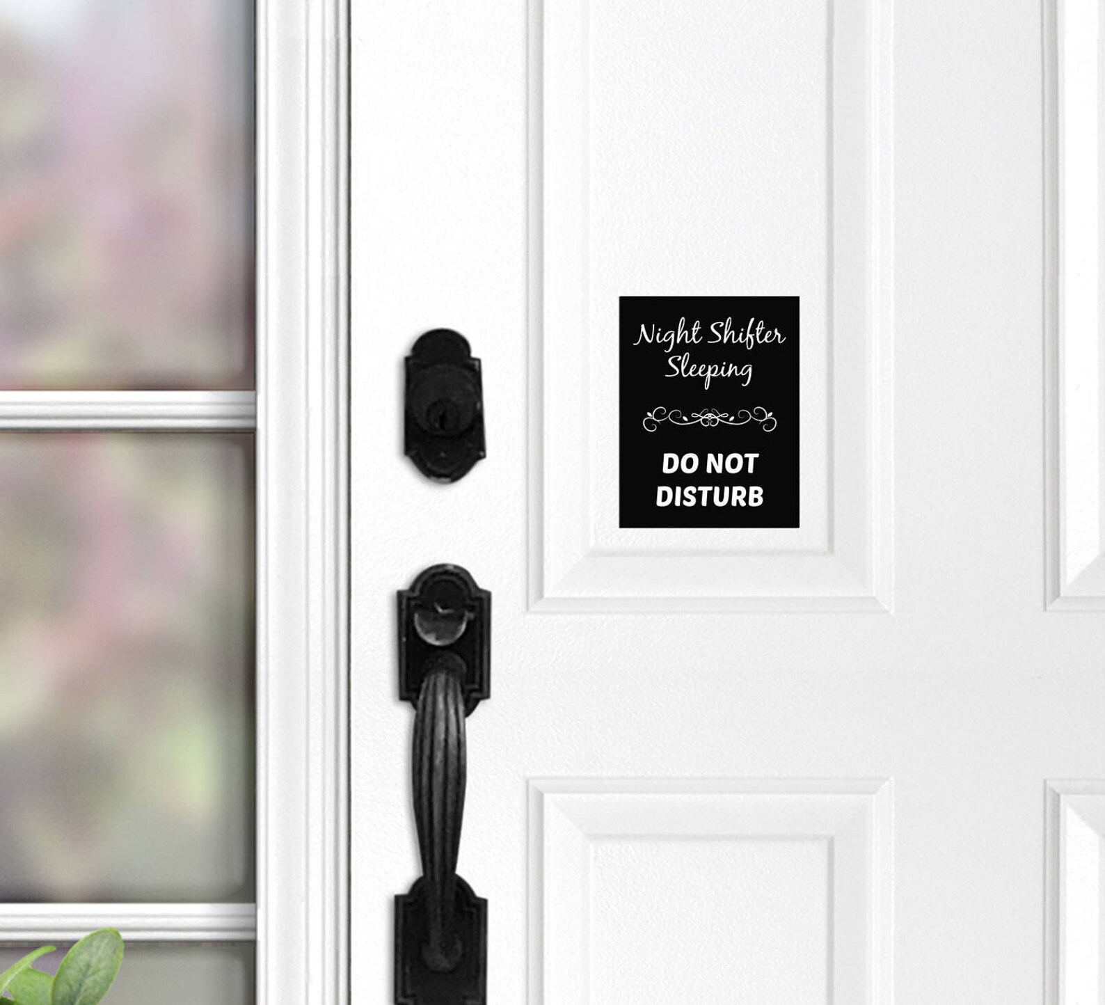 No Soliciting Night Shift Worker Sleeping Front Door Magnet - Etsy