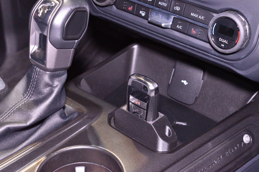 Ford Bronco Key Fob Holder – Center Console Mount (2021–2025, Automatic ...