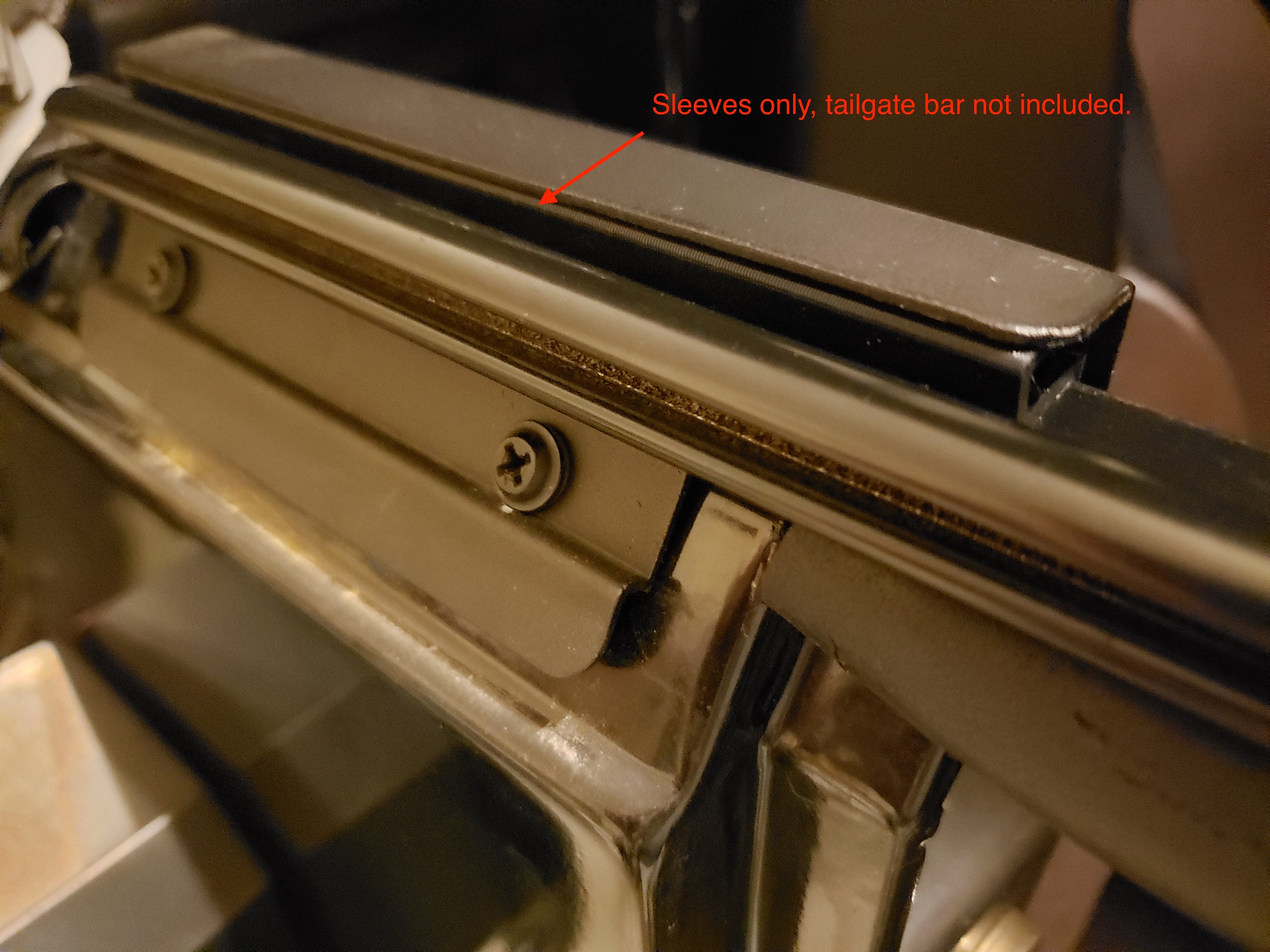 Jeep Soft Top Rear Window Tailgate Bar Retainer Bar Replacement Seal ...