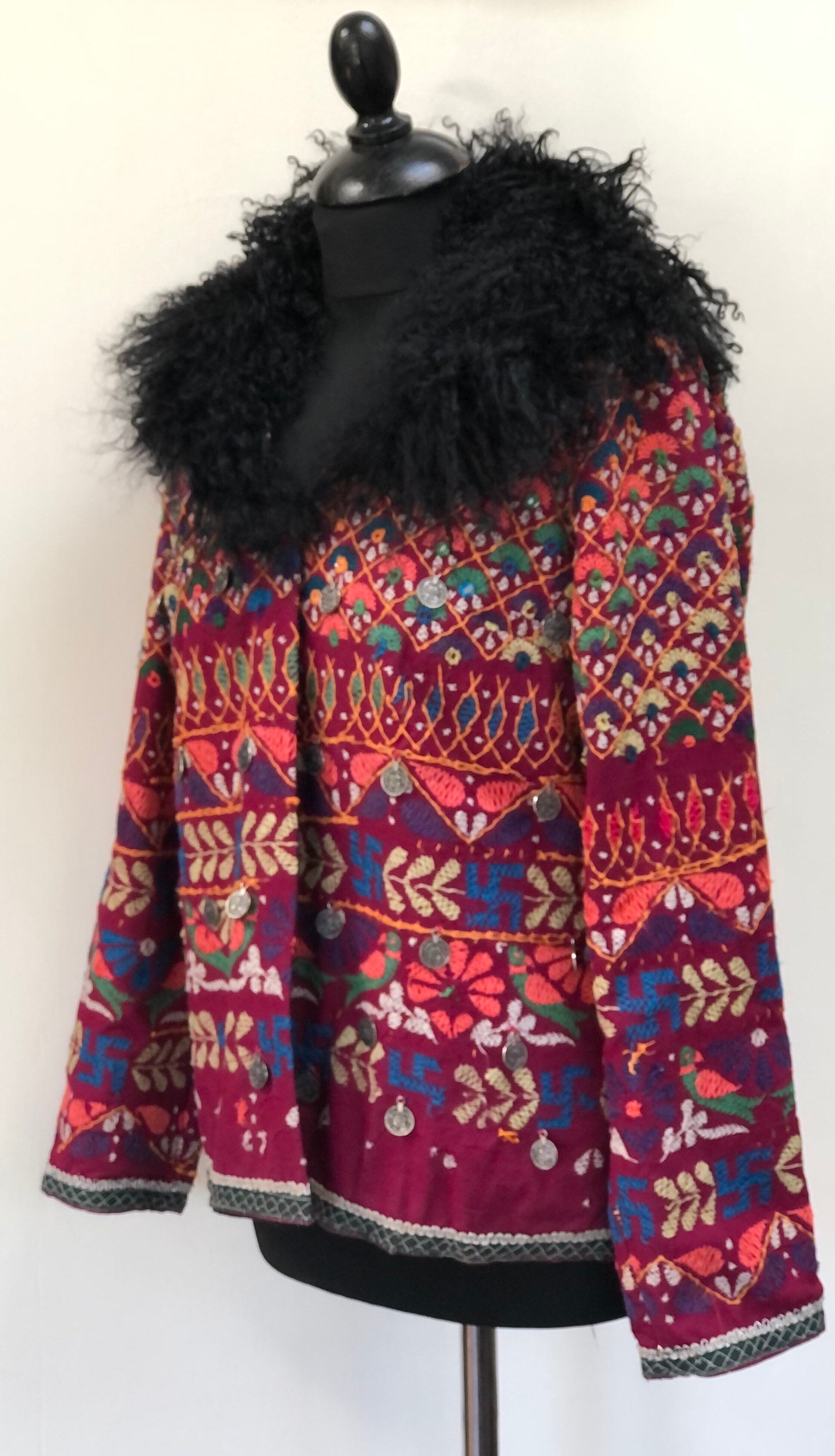 Vintage Colourful Indian Kutch Banjara Rajasthani Embroidered ...