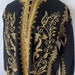 Stunning Vintage Black Wool Turkish Ottoman Jacket With Gold Embroidery ...