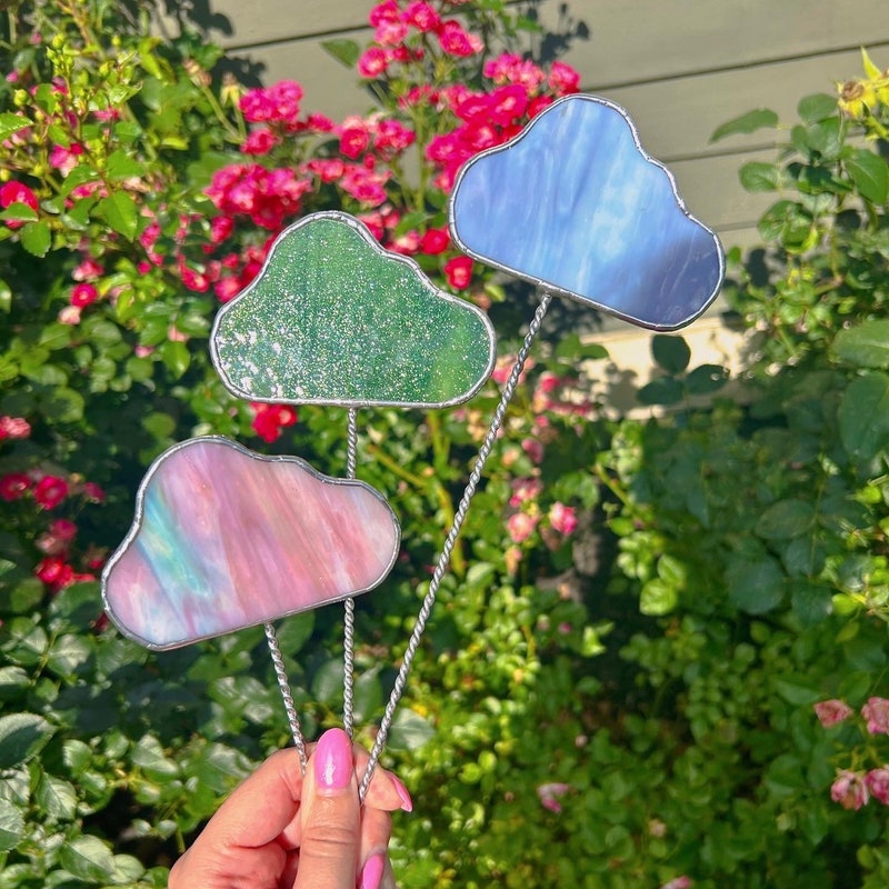 Stained Glass Cloud - Etsy