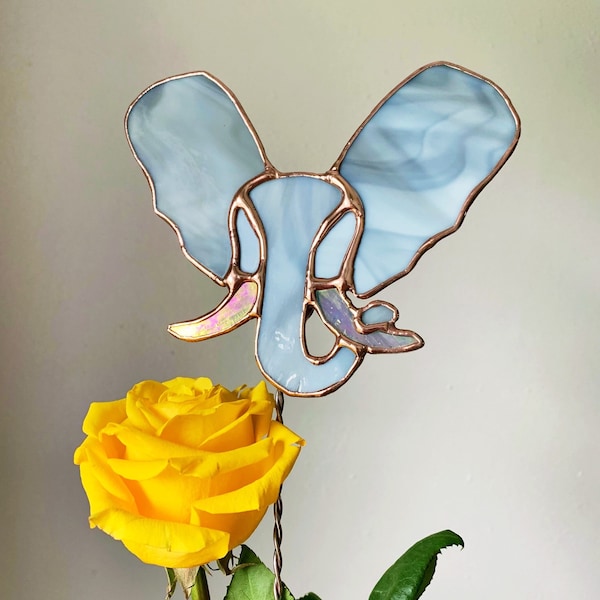 Stain Glass Elephant - Etsy