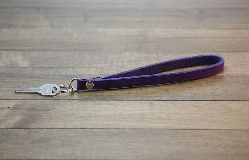 Leather Key Chains , Hand Made, Wrist Strap Key Chain, Hand Crafted ...