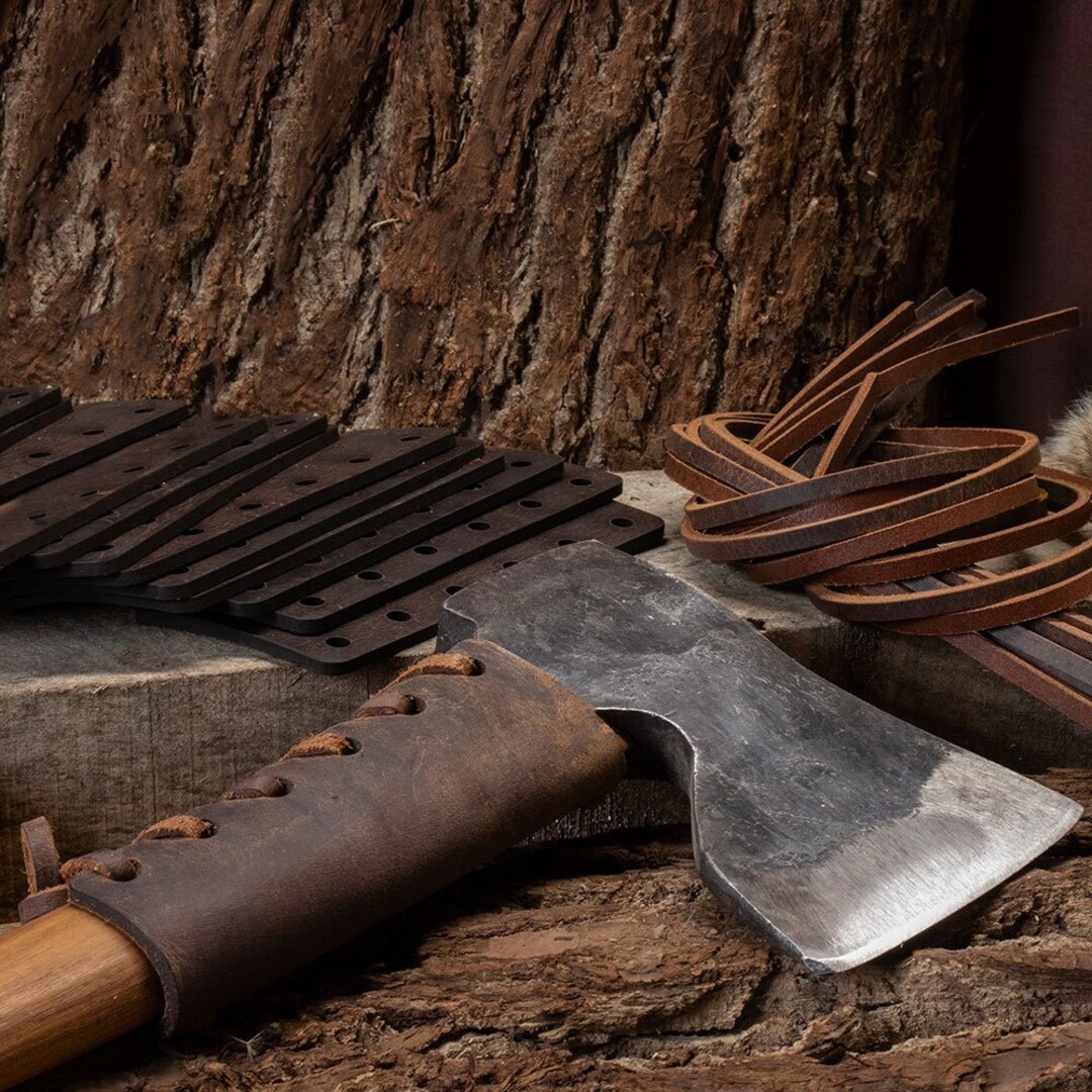 Leather Axe Overstrike Guard - Bushcrafting and Camping Accessories ...