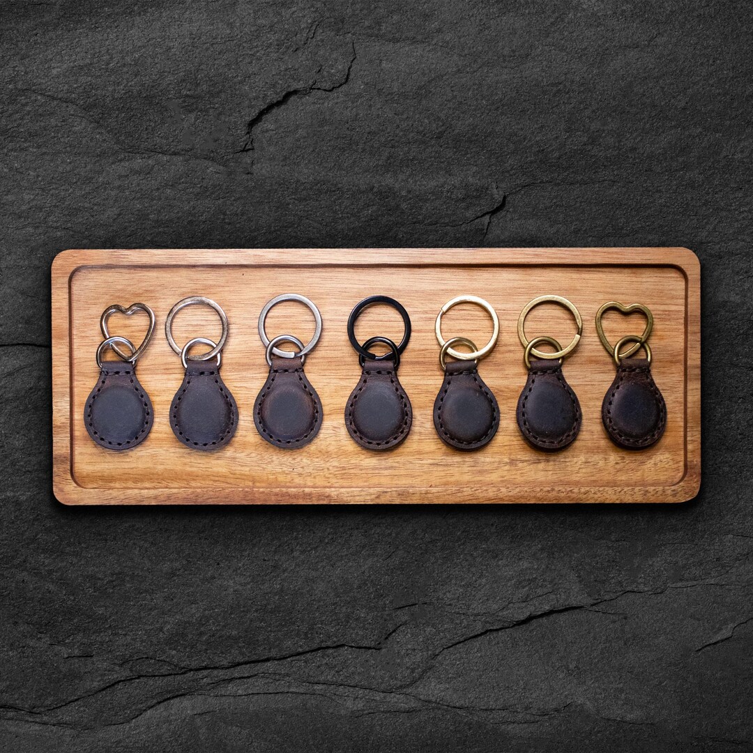 Leather Key Fob- Key Fob Style Keychain - Key Chain - Handstitched ...