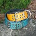 Wide Leather Dog Collar Handcrafted Leather Dog Collar-2 Inch Wide 100% ...