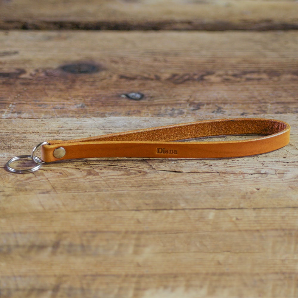 Leather Key Chains , Hand Made, Wrist Strap Key Chain, Hand Crafted ...
